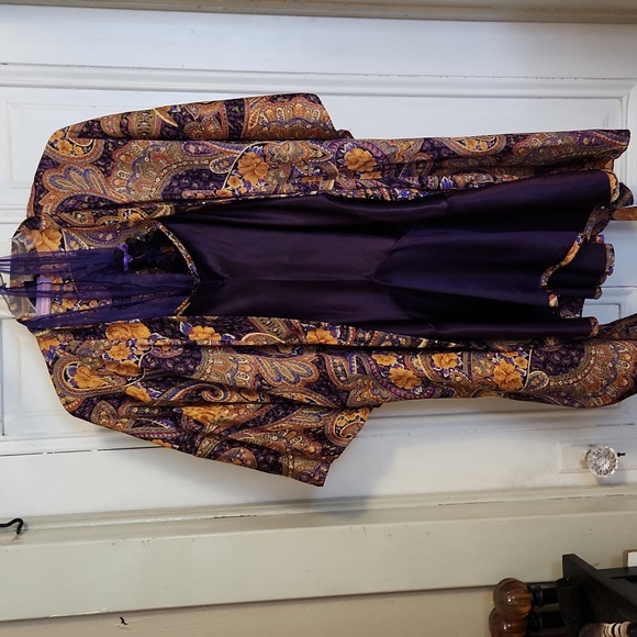 Beth Michaels | Intimates & Sleepwear | Beth Michaels Vintage Purple ...